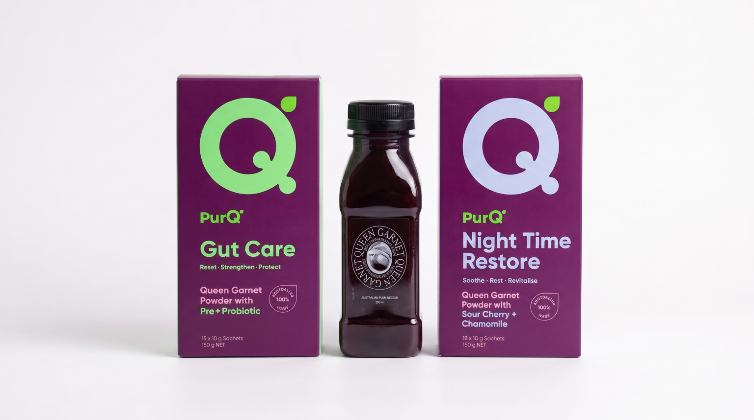 Queen Garnet Plum Nectar (10 bottles per pack) - Queengarnet